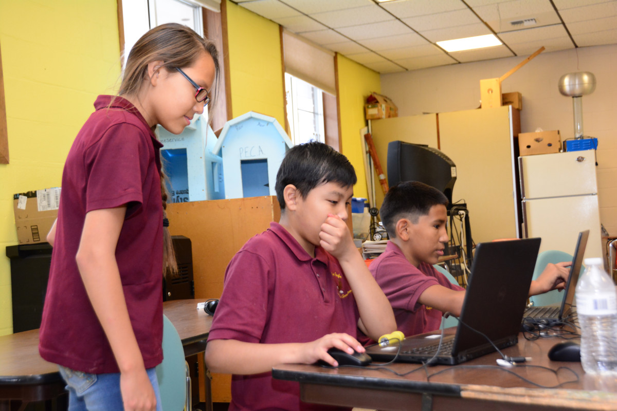 Building a Bridge - St. Labre Indian School
